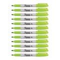 Rubbermaid Commercial Lime Markers, Sharpie Fn Le Upc, PK12, 12 PK ...