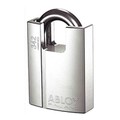 Abloy Padlock, Keyed Different, Standard Shackle, Rectangular Brass Body, Hardened Steel Shackle ...