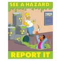Safetyposter.Com Simpsons Safety Poster, See A Hazard, ENG S1159 | Zoro