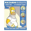 Safetyposter.Com Simpsons Safety Pstr, Hazards Can, ENG S1116 | Zoro