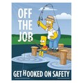 Safetyposter.Com Simpsons Safety Poster, Off The Job, ENG S1181LWS | Zoro