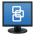 Interlogix Monitor, LED, Black, 19 in. TVM-1901 | Zoro