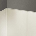 Inpro Vertical Divider Bar, 96InL, Antique White 408-0104 | Zoro