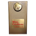 Wirecrafters Hinged Door Lock- Keyed Alike, Unfinished HDLKXKA | Zoro