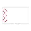 Labelmaster Three Red Diamonds Label, 6"W, Paper, PK250 GHIS0031 | Zoro