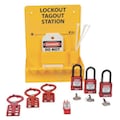 Zing Lockout Station, Filled, Elctrical, 3 Locks 6063 | Zoro