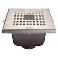 Zurn Sani Floor Receptor 4 In. dia. White ZN1900-4NH-11-2-VPS | Zoro