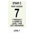 Intersign NFPASgn, Stair Id C, Floors Served 1 to 7 NFPA-PVC1812(C1A7 ...
