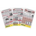 Ken-Tool OSHA Tire Service Charts Kits 39998 | Zoro
