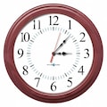 Pyramid Synchronized Analog Clock, Cherry Wood 9A20CRW | Zoro