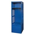 Hallowell Gear Locker, (1) Tier, (1) Wide, Steel, Grand Slam Blue ...