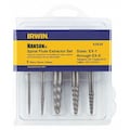 Irwin Screw Extractor Set, Spiral Flute, 5 pcs 53535 | Zoro