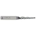 Conical Tool Tapered End Mill, 1 Deg, 1.000" Tip Dia, Corner Radius: 0. ...