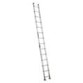 Werner 14 ft. Straight Ladder, Aluminum, 14 Steps, 300 lb Load Capacity ...