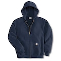 Carhartt Hooded Swtshrt, Nvy, 50Cotton/50PET, XL K122-472 XLG TLL | Zoro