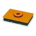 Mason Industries Vibration Iso Pad, 10x12x3/4 In, w/Hole 2LVR3 | Zoro
