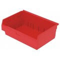 Akro-Mils Stack Bin, Industrial Grade Polymer, Red 30826RED | Zoro