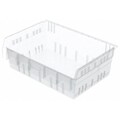 Akro-Mils Stack Bin, Industrial Grade Polymer, Clear 30826SCLAR | Zoro