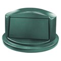 Rubbermaid Commercial 32 gal Dome Lid, 22 3/4 in W/Dia, Green, Resin ...