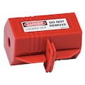 Brady Plug Lockout,Red,1/2In Shackle Dia. (65674) | Zoro