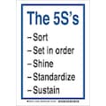 Brady The 5S'S, The 5S's Sort -Set In Order -Shine -Standardize ...