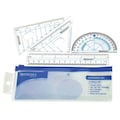Westcott Math Tool Set, Plastic, 8 in. L 14550 | Zoro