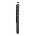Chief Extension Column, Adjustable, Blk Color CMS0203 | Zoro