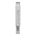 Chief Extension Column, Adjustable, White Color CMS0203W | Zoro