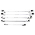 Steelman Non-Reverse Ratchet Wrench Set, 5 Pieces 96747 | Zoro
