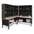 Mailroom 120 Adjustable Slot Corner Literature Organizer UTIL0012 | Zoro