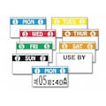 Monarch Used By Date Label Color Coded, White 925211 | Zoro