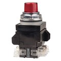 Ge Illuminated Push Button, 30 mm, 1NO/1NC, Red 104PBT11R1S4 | Zoro
