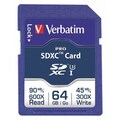 Verbatim Memory Card, 64GB 98670 | Zoro