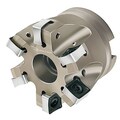 Walter Indexable Face Mill, 1.969" Cutter Dia, 4 Inserts, 10.00mm Cut ...