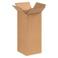 Partners Brand Tall Corrugated Boxes, 8"x8"x17", Kraft, PK25 8817 | Zoro