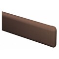 Inpro End Cap, Dark Brown, 7-3/4in H, Plastic 701 | Zoro