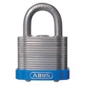 Abus Keyed Padlock, Open, Rectangular Steel Body, Hardened Steel ...