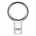 Dyson 12" Table Fan, Oscillating, 3 Speeds, 120VAC, White/Silver ...