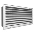 Price 12 in Rectangular Louvered Flush Mount Ceiling Diffuser, White ...