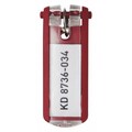Durable Office Products Key Tags, Red, 6 PK 195703 | Zoro