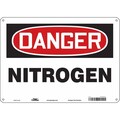 Condor Safety Sign, 10 in Height, 14 in Width, Fiberglass, Horizontal ...