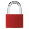 Zoro Select Lockout Padlock, KA, Red, 2"H, PK3 48JR56 | Zoro