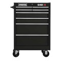 Proto 540S Rolling Tool Cabinet, 8 Drawer, Gloss Black, Steel, 27 in W ...