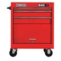 Proto 540S Rolling Tool Cabinet, 3 Drawer, Gloss Red, Steel, 27 in W x ...