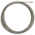 MILWAUKEE 3/8" x 50' Inner Core Coupling Cable w/ RUST GUARD Plating ...