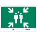 Condor Safety Sign, 20" Wx14" H, 0.060" Thick 485H92 | Zoro