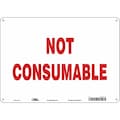 Condor Safety Sign, 10 in Height, 14 in Width, Polyethylene, Horizontal ...