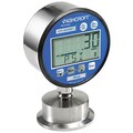 Ashcroft Digital Pressure Gauge, 0 to 15 psi, 1 1/2 in Triclamp, Silver ...