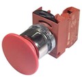 Abb Non-Illum Push Button Operator, 22mm, Red P9M-EM4RNN20N0 | Zoro