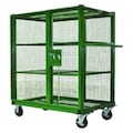 Sumner Wire Security Cart with Removable Shelves 1,500 lb Capacity, 34 ...